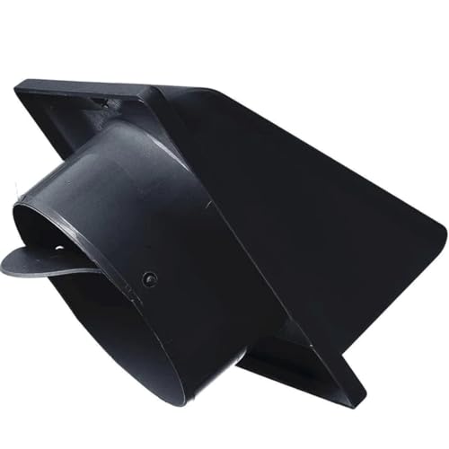 Graphite External Vent Cover Kit – 100mm Hooded Cowl with Backdraft ...