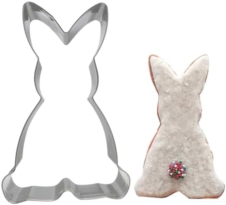 Amazon.com: 5 Inch Bunny Rabbit Cookie Cutter Shape Large Size Easter ...
