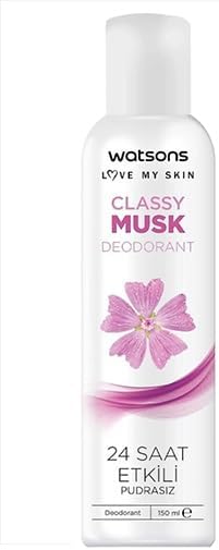 watsons classy musk deodorant spray 150ml: Buy Online at Best Price in ...