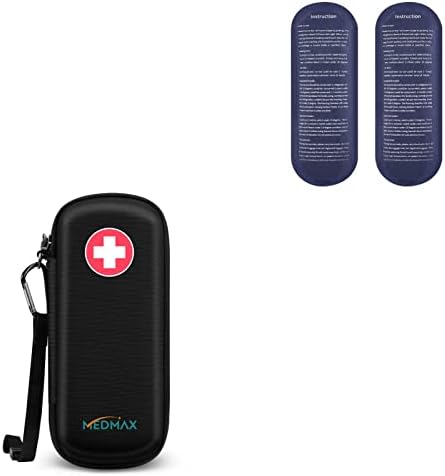 Amazon.com: MEDMAX Hard Shell Medical Carrying Case Black & Ice Packs ...