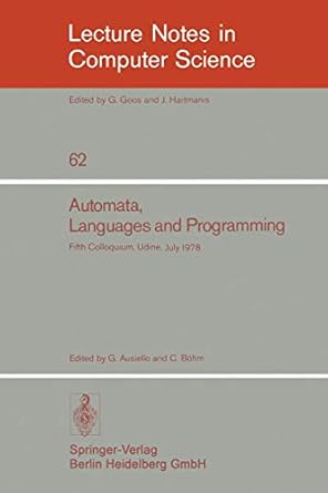 Automata, Languages and Programming: Fifth Colloquium, Udine, Italy ...