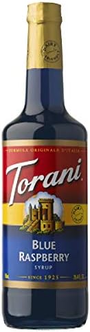 Amazon.com: Torani Blue Raspberry Syrup, 25.4 Fluid Ounce Bottle ...