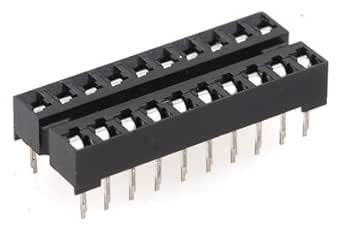 Socket IC 20 Pin Soldertail Low Profile Single Wipe: Electronic ...