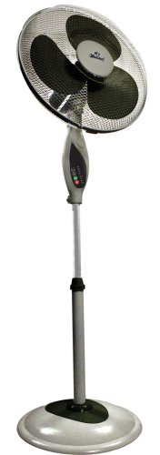 WindChaser ENSR163D 16-Inch 3-Speed Remote Control Stand Fan : Amazon ...