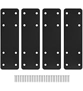 Amazon.com: 10x10 L Post Bracket 4PCS, L Flat Mending Plate for Wood ...