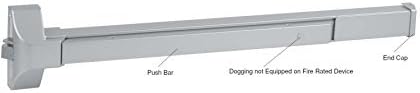 Prowell 6090 Push Bar Panic Exit Device (36" Door, Aluminum) : Amazon ...