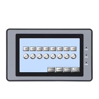 HMI écrans tactiles Interface homme-machine (IHM) avec écran tactile LCD 4,3 pouces, interface ...