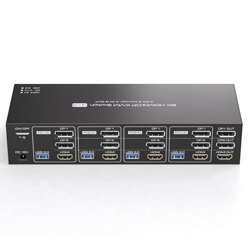 7 Best 4 Port KVM Switch | 4 PCs, 1 Desk: The Only KVM That