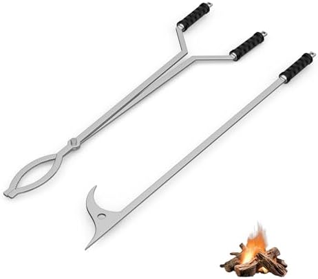 Amazon.com: FEED GARDEN 32 Inch Fireplace Poker and 26 Inch Fireplace ...