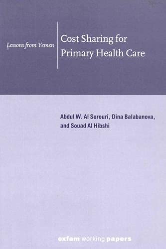 Cost Sharing for Primary Health Care: Lessons from Yemen: Al Serouri ...