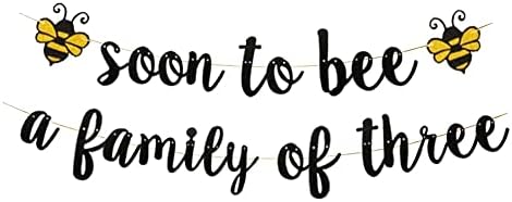 Amazon.com: Baby Shower Decorations -Gold Glitter Mommy to Bee Banner ...
