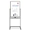 Lavagna Bianca Mobile con Supporto 120 x 80 cm, Lavagna Cancellabile ...
