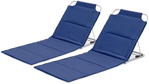 Amazon.com: Magshion Folding Beach Lounge Mat for Sand, Portable ...
