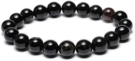 Amazon | チベット産モリオン(黒水晶)ブレスレット《Aランク10mm》※内径15cm/16cm/17cm/18cmよりお選び下さい 【ブレスレットAMERI】 (15cm ...