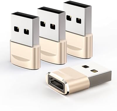 Amazon.com: Temdan USB to USB C Adapter 4 Pack,USB C Male to USB 3.0 ...