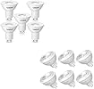 Linkind MR16 LED Bulb Dimmable, GU5.3 Bi-Pin Base LED Light Bulbs, 6.5W (70W Equivalent) 3000K ...