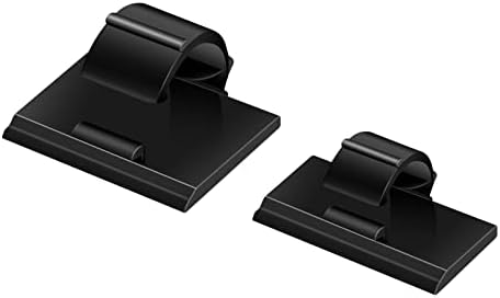 Amazon.com: StarTech.com 100 Adhesive Cable Management Clips Black ...