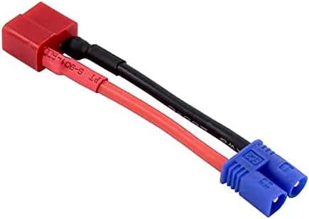 EC2 Male to XT60 Female Connector Adapter,EC2 Male to Deans T Female ...
