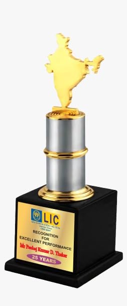 Royalion Indian Map Trophy Trophy Venture Awards for LIC Events ...