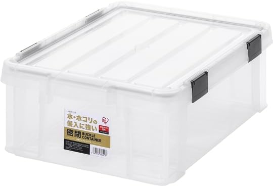 Amazon.co.jp: アイリスオーヤマ 密閉バックルコンテナ MBR-22R クリア: ホーム＆キッチン