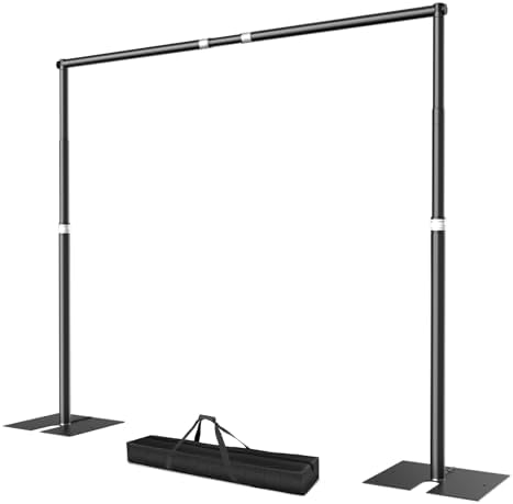 Amazon.com : EMART Backdrop Stand Heavy Duty 10x10Ft Double Crossbar ...