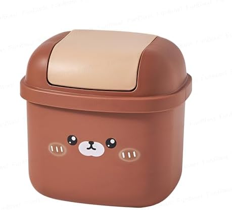 FunBlast Table Dustbin Desktop Bin - Cute Animal Print Mini Trash Can ...