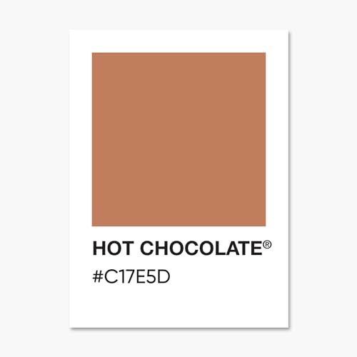 Amazon.com: Hot Chocolate - Color Palette Sticker : Office Products