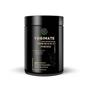 YOGIMATE Abhrak Extract Powder - Kala Bajra Extract Powder - Black Mica ...