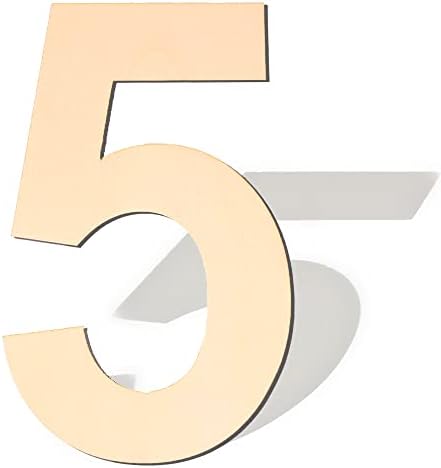 Amazon.com: 17 inch Large Wooden Numbers, Wood Number, Blank Wooden ...