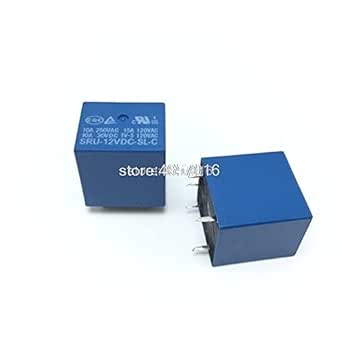 10 teile/los Relais SRU-12VDC-SL-C 5PIN 15A 120VAC 22F : Amazon.de ...