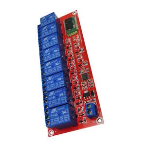 8 Channel 24V Relay Board Module Bluetooth Phone Remote Control for ...