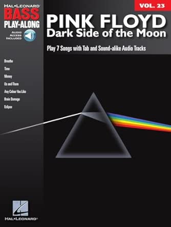 Pink Floyd - Dark Side of the Moon Bass Play-Along Volume 23 Book ...
