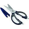 Amazon.com: Farberware 4-in-1 Kitchen Shears, 2-Piece, Navy and Gray ...