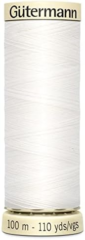 Gutermann Sew-All Thread, Polyester, White, 1000 m : Amazon.co.uk: Home ...