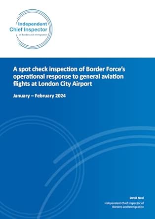 A spot check inspection of Border Force’s operational response to ...