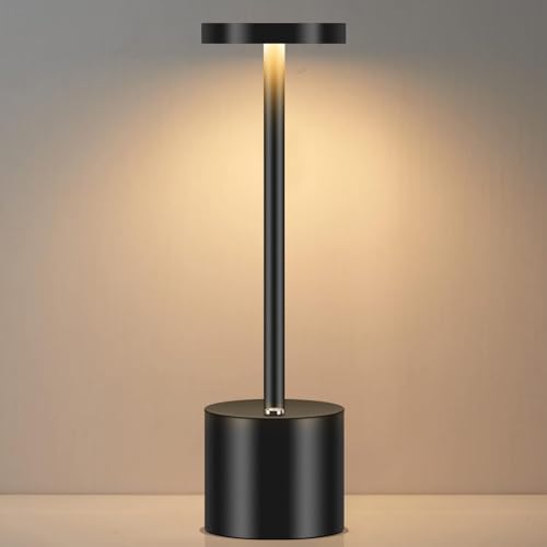 Rechargeable Cordless Table Lamp,Small Battery Operated Lamp,Portable ...
