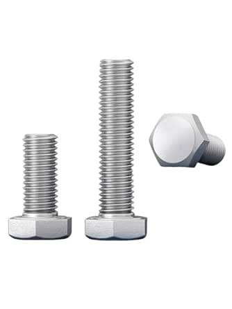 Amazon.com: M22*110(1pcs）Hex Head Screw Bolt, Fully Threaded, Stainless ...