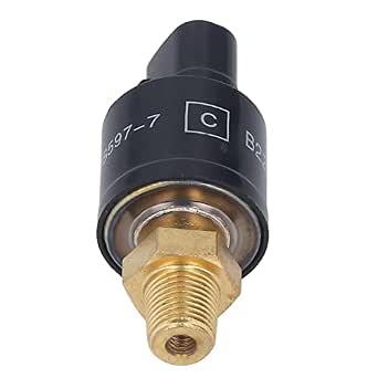 20PS597 7, 2 Pin Small Pressure Switch Brass Standard High Temperature ...