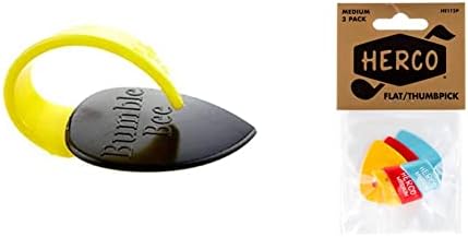 Amazon.com: Fred Kelly Picks D5T-M-3 Delrin Bumblebee Teardrop Medium ...
