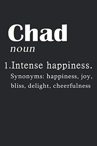 Chad Definition Personalized Name: Chad Notebook | Chad Journal | Diary ...