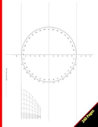Universal Navigation Plotting Sheet Notebook | 240 Pages: 8.5" x 11" | VP-OS Plotting Sheets ...