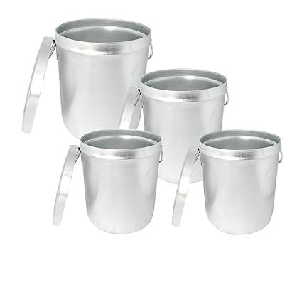 Buy AR ENTERPRISE Aluminium Container with Handle for/Storage Grains ...