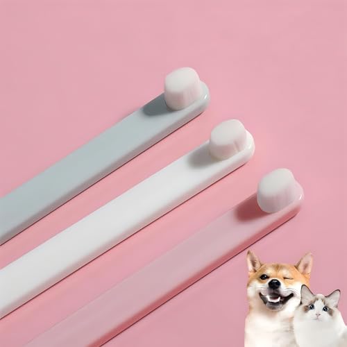 Amazon.com: LINGXIYA Pet Toothbrush, Extra Soft Dog & Cat Toothbrushes ...