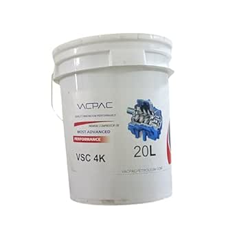 VAC PAC Premium Synthetic Rotary Screw Air Compressor Oil 20 Liter VSC ...