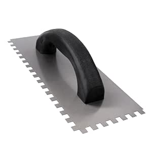 Facile (R) -Carbon Steel Notch Trowel Close Handle Black mm2mm Products ...
