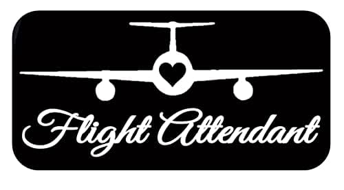 Amazon.com: Flight Attendant Decal Sticker 8" TP 768 Stewardess pilot ...