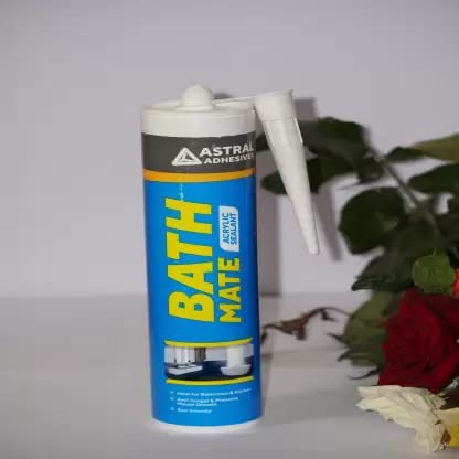 Astral Acrylic Sealant Adhesive (300 ml) - Clear, Waterproof, Paintable ...