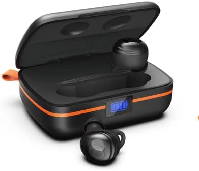 Nicoone Solar TWS Earphones, Bluetooth Wireless Waterproof HiFi Stereo ...