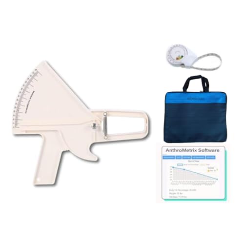 Slim Guide Skinfold Caliper AnthroFlex Kit with Body Mass Index BMI ...