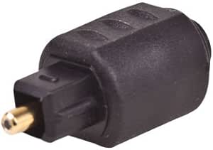 Amazon.com: Optical 3.5mm Female Mini Jack Plug to Digital Toslink Male ...